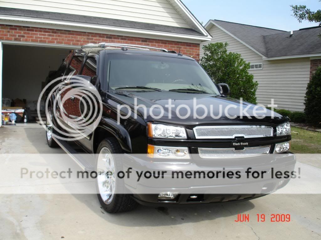 BlackBeauty's new Grill...... | Chevy Avalanche Fan Club of North America